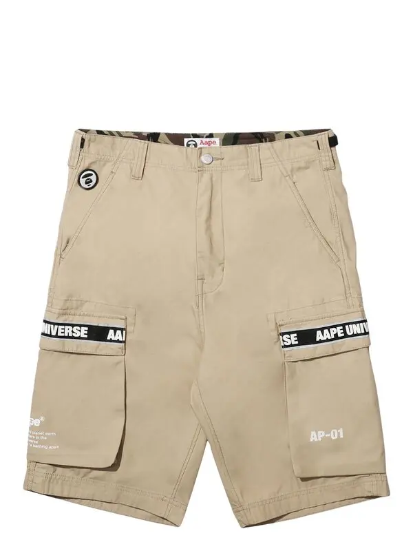 AAPE Camo Patch Pocket Shorts 'beige/light - Tan