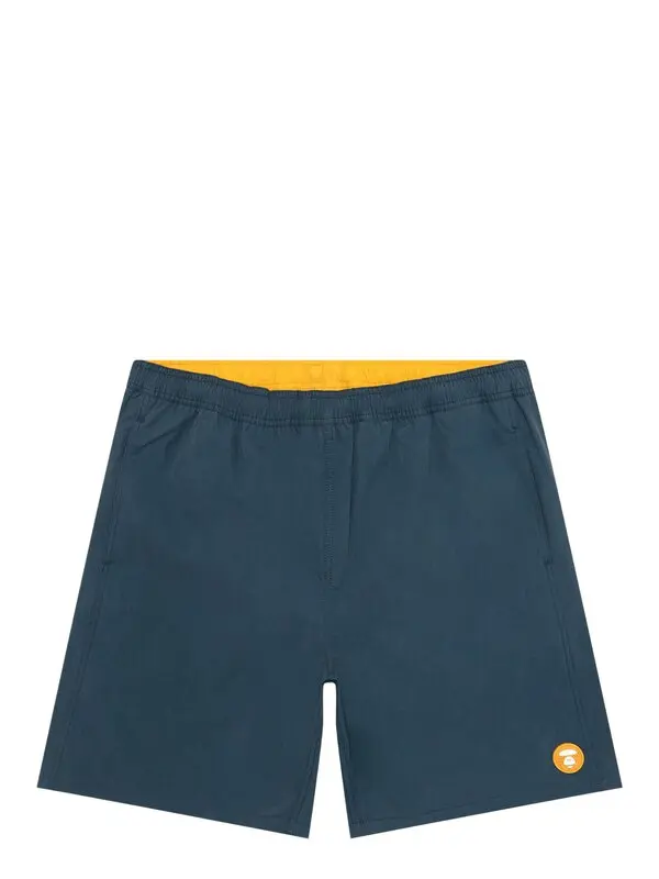 AAPE BY *A BATHING APE Now Moonface Logo Shorts 'navy - Blue