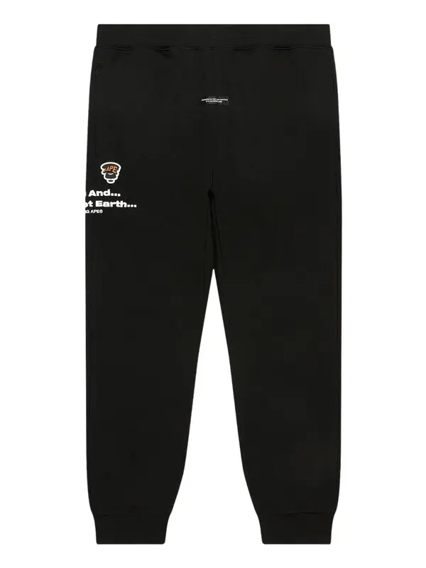 AAPE BY *A BATHING APE Logo Sweatpants - Black