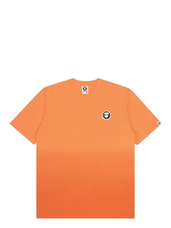 AAPE Moonface Camo Patch Gradient Tee /light - Orange