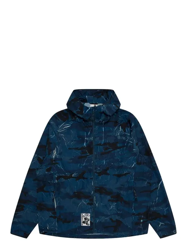 AAPE Camo Hooded Jacket /multi - Blue