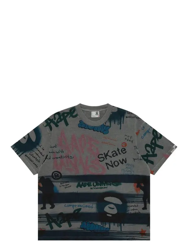 AAPE Graphic Tee 'multi - Multicolor
