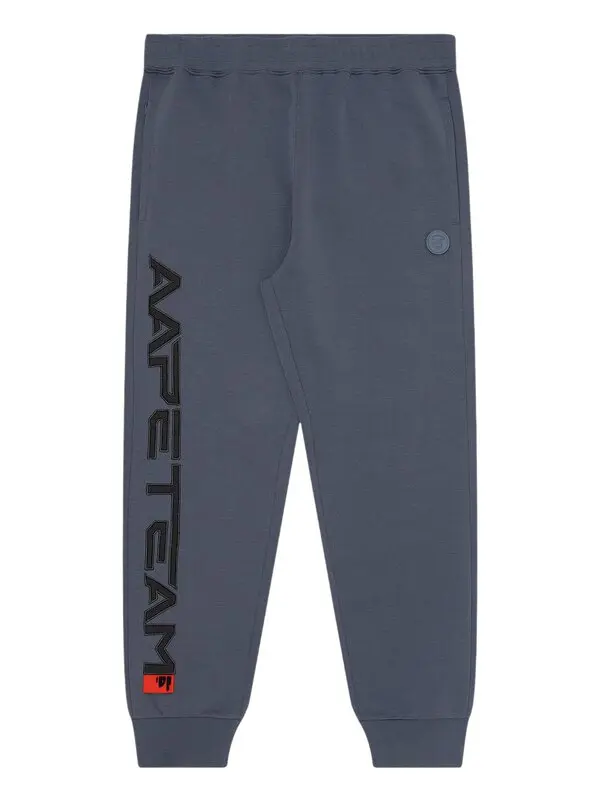AAPE BY *A BATHING APE Moonface Patch Sweatpants /light - Grey