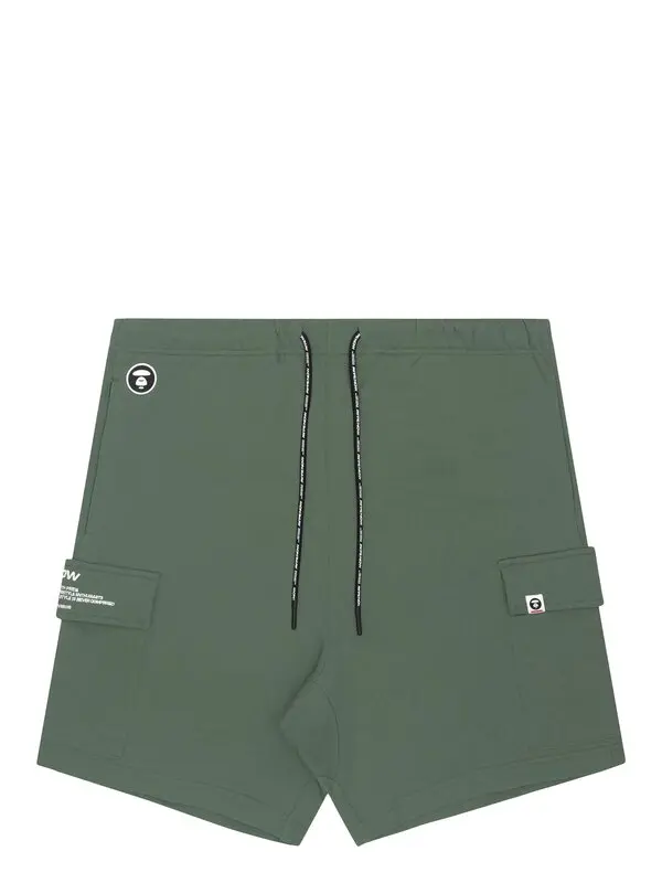 AAPE BY *A BATHING APE Moonface Drawstring Sweat Shorts 'khaki - Tan