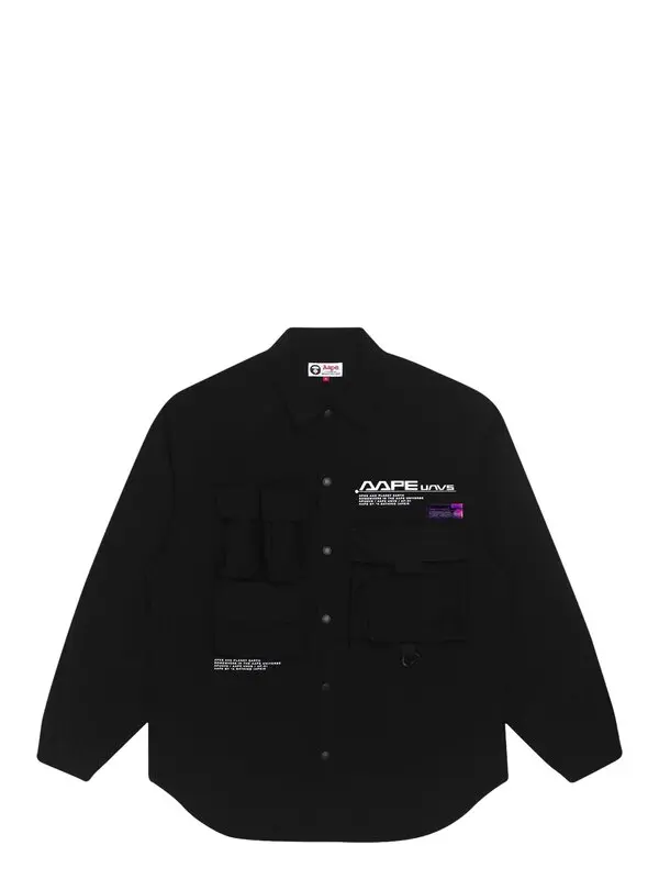 AAPE Printed Shirt - Black