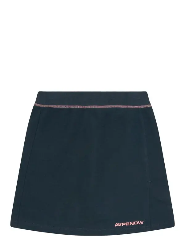 AAPE Moonface A-line Mini Skirt /blue - Grey