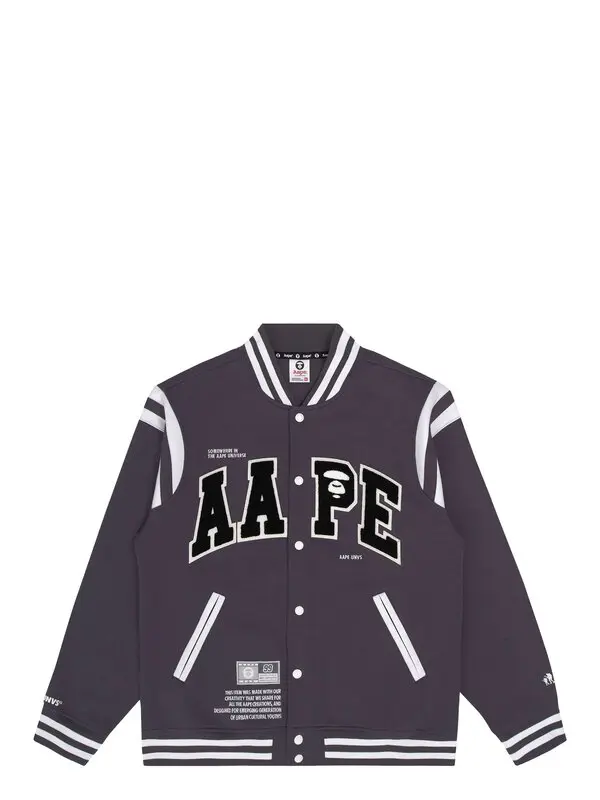 AAPE Moonface Patch Jacket /purple - Grey