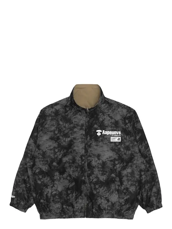 AAPE Moonface Reversible Zip Jacket - Black