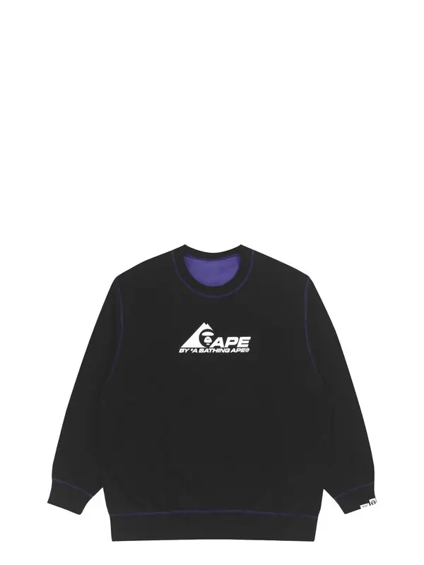 AAPE BY *A BATHING APE Reversible Sweatshirt - Black