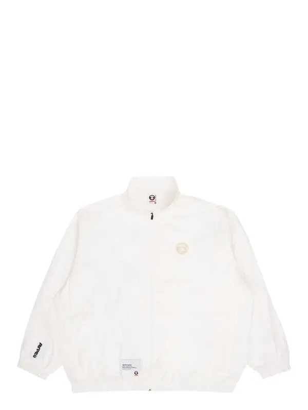 AAPE BY *A BATHING APE Moonface Patch Lightweight Zip Jacket 'ivory - Cream