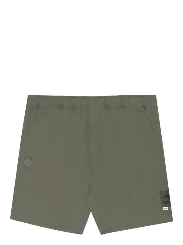 AAPE Moonface Track Shorts 'khaki/dark - Tan