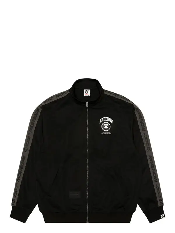 AAPE Moonface Patch Track Jacket - Black