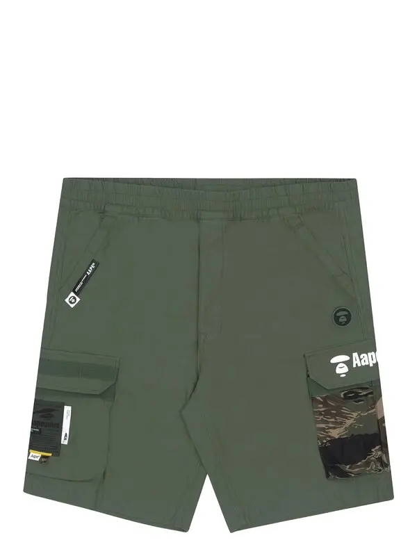 AAPE Moonface Camo Cargo Shorts 'khaki/dark - Tan