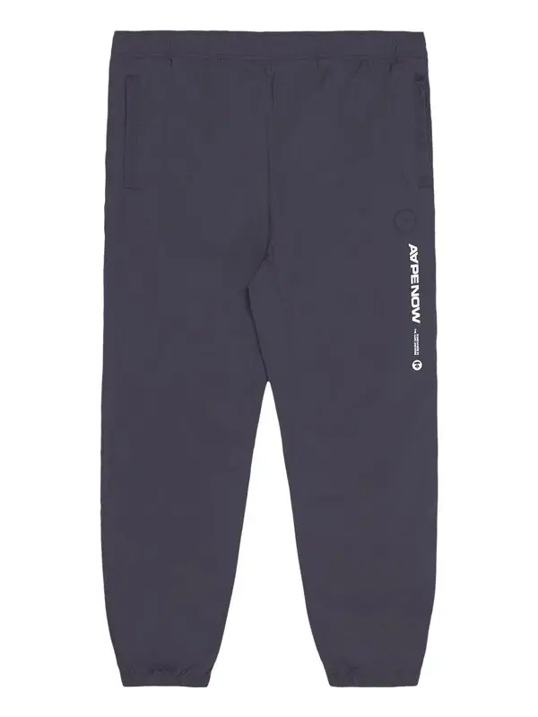 AAPE BY *A BATHING APE Moonface Patch Track Pants /purple - Grey
