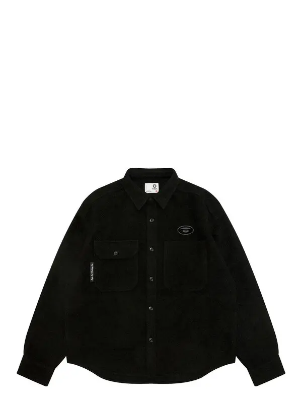 AAPE BY *A BATHING APE Moonface Long Sleeve Shirt - Black