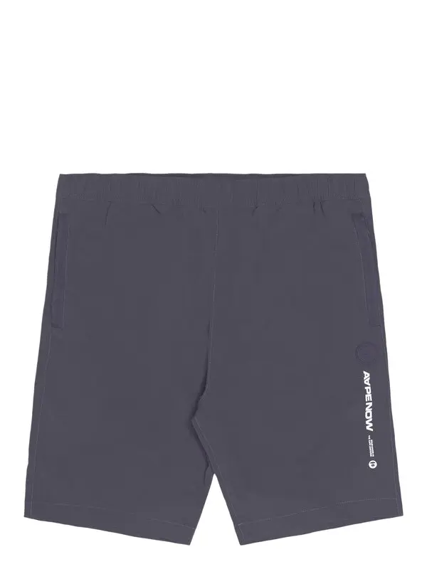 AAPE Moonface Patch Track Shorts /purple - Grey