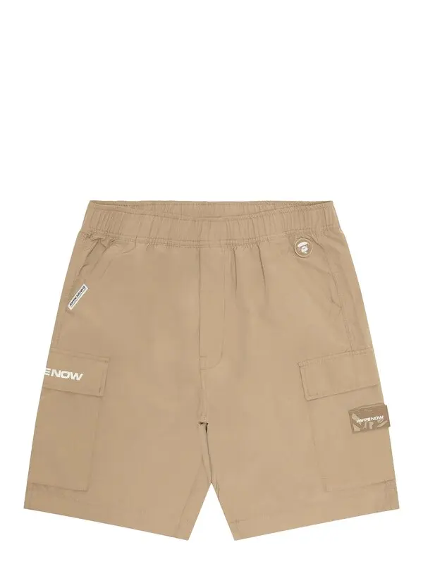 AAPE Now Moonface Logo Cargo Shorts 'beige - Tan