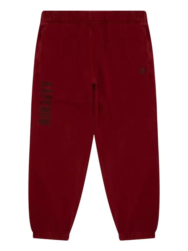 AAPE BY *A BATHING APE Now Sweatpants 'burgundy - Red