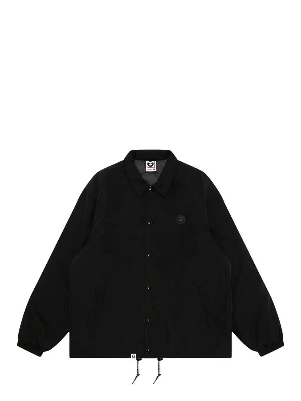 AAPE BY *A BATHING APE Now Moonface Logo Coach Jacket - Black