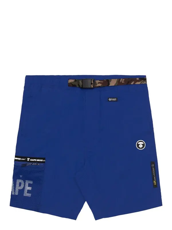 AAPE Belted Cargo Shorts - Blue