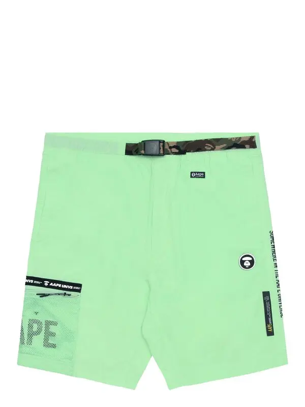 AAPE Belted Cargo Shorts /light - Green