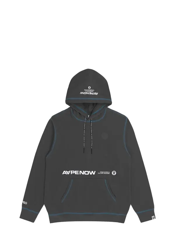 AAPE BY *A BATHING APE Crew Neck Hoodie - Grey