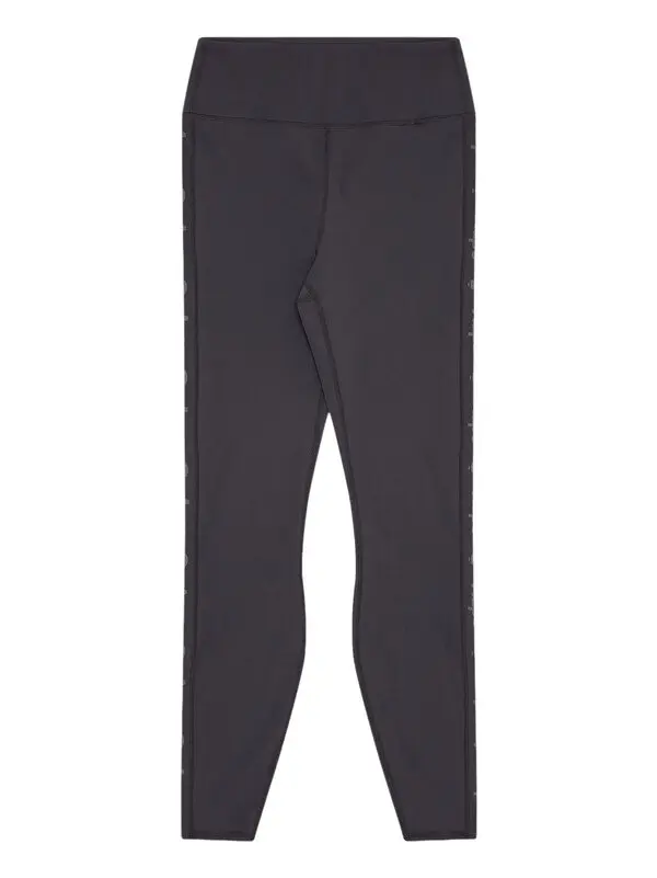 AAPE Moonface Logo Tape Sports Leggings 'burgundy/dark - Red