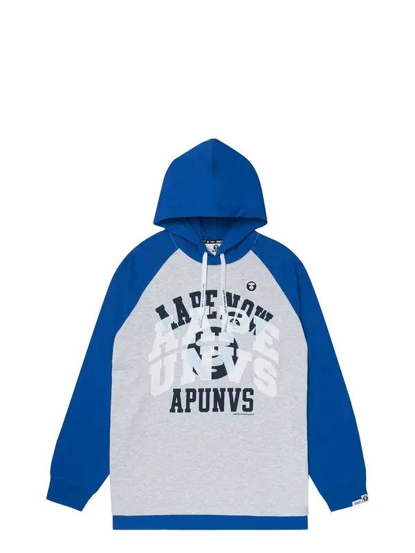 AAPE Moonface Raglan Hoodie - Blue