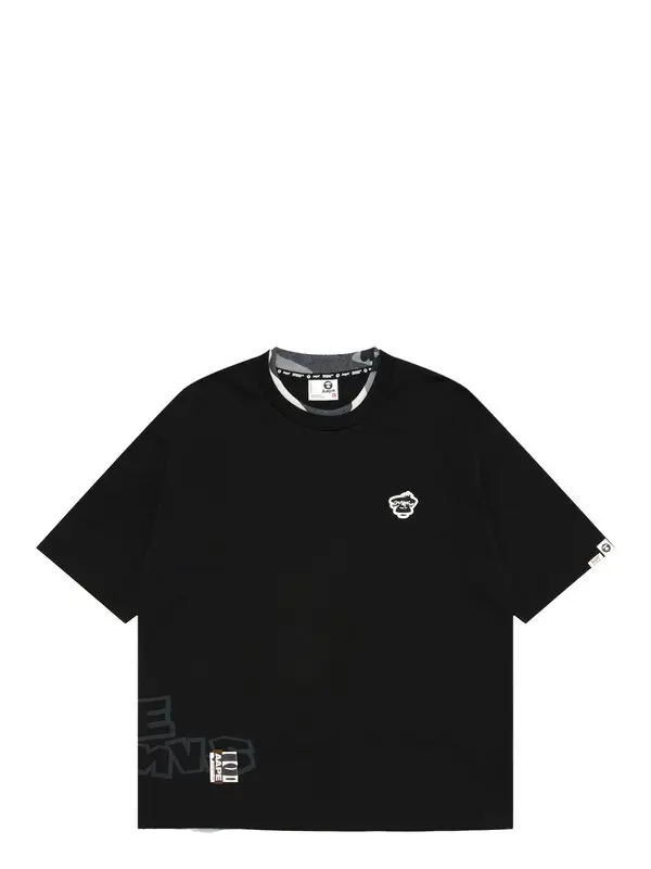 AAPE Unvs Graphic Tee - Black