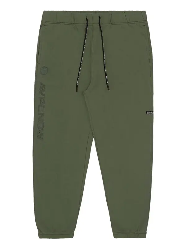 AAPE BY *A BATHING APE Moonface Tonal Patch Sweatpants 'khaki/dark - Tan