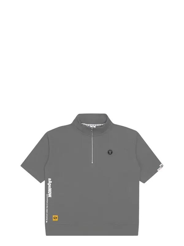 AAPE Half-zip Sweatshirt /light - Grey