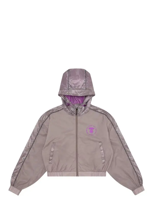 AAPE Moonface Camo-panelled Hooded Zip Jacket 'beige/light - Tan