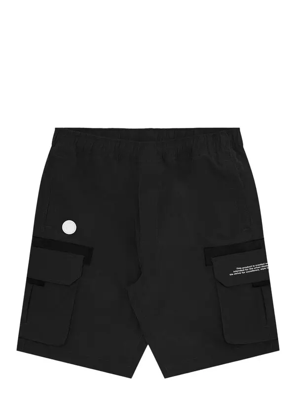 AAPE Moonface Cargo Track Shorts - Black
