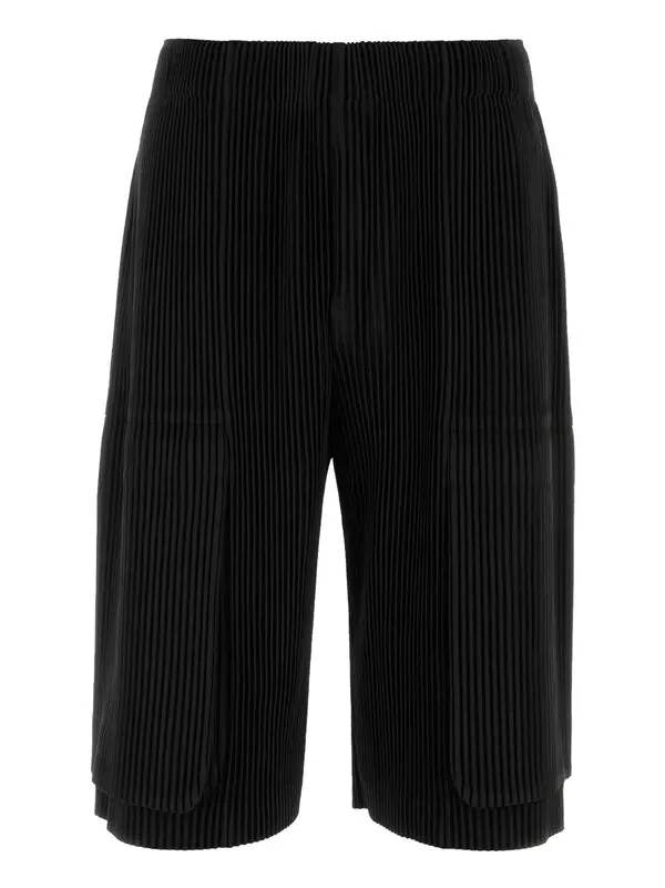 Issey Miyake September Monthly Colors Pleated Trousers For - Black