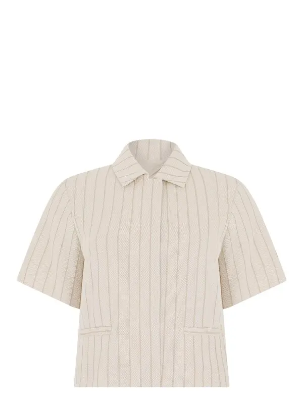 Max Mara Cotton Short-sleeve Shirt - Sand