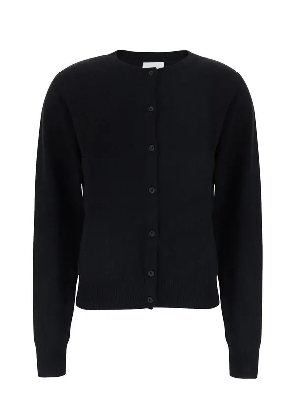 SOLOCASCMIR High-neck Tech Fabric Long-sleeve Top - Black