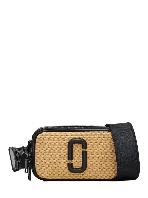 Marc Jacobs The Woven Snapshot Bag - Natural