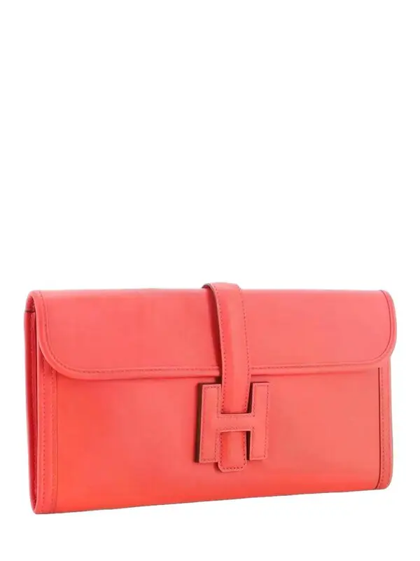 Hermès Jige Elan Swift 29 Clutch Bag - Red