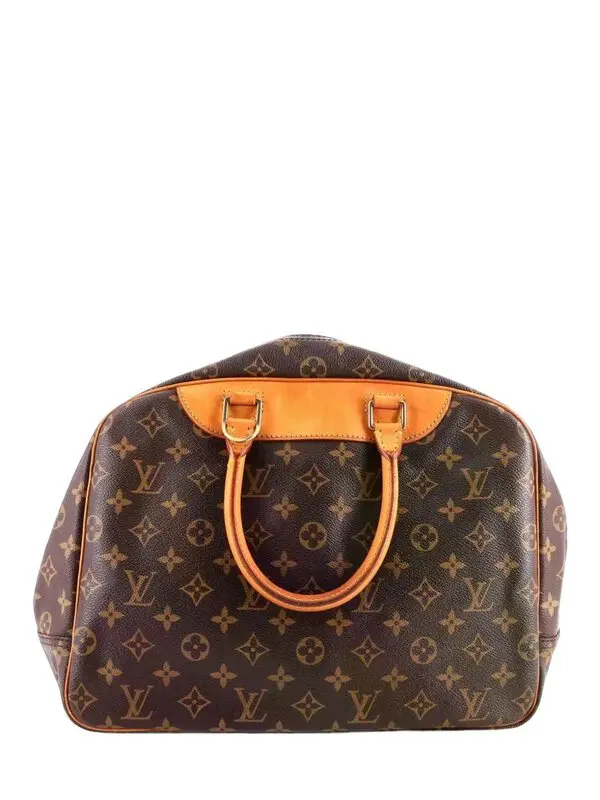 LOUIS VUITTON Deauville Monogram Canvas Handbag - Brown