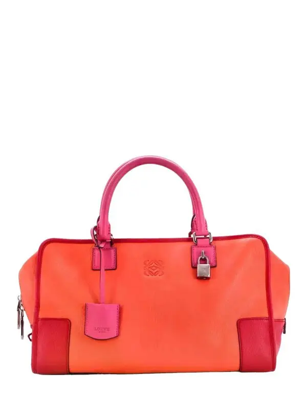Loewe Amazona Nm Bag Leather 36 Satchel - Multicolour