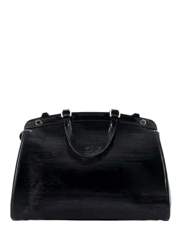 LOUIS VUITTON Brea Handbag Electric Epi Leather Mm Tote Bag - Black