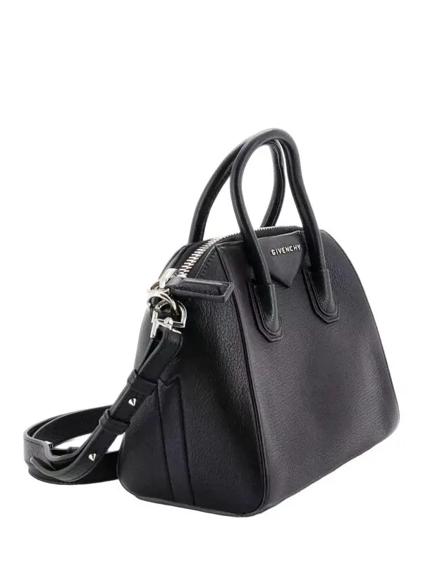 Givenchy Antigona Bag Leather Mini Crossbody Bag - Black
