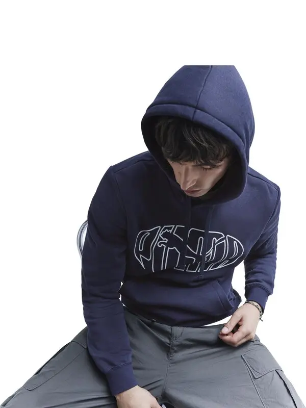 PUMA Elevated Essentials Puff Fleece Hoodie - Blue