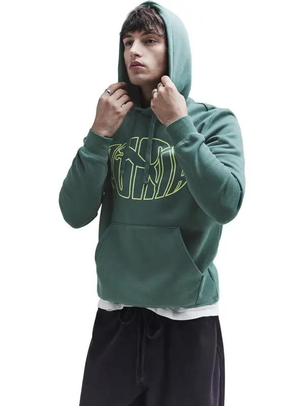 PUMA Elevated Essentials Puff Fleece Hoodie - Green