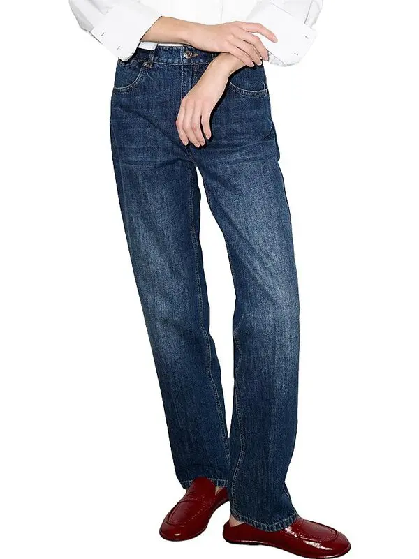 Max & Co. Mcopanetto Mid Rise Slim Fit Jeans - Navy