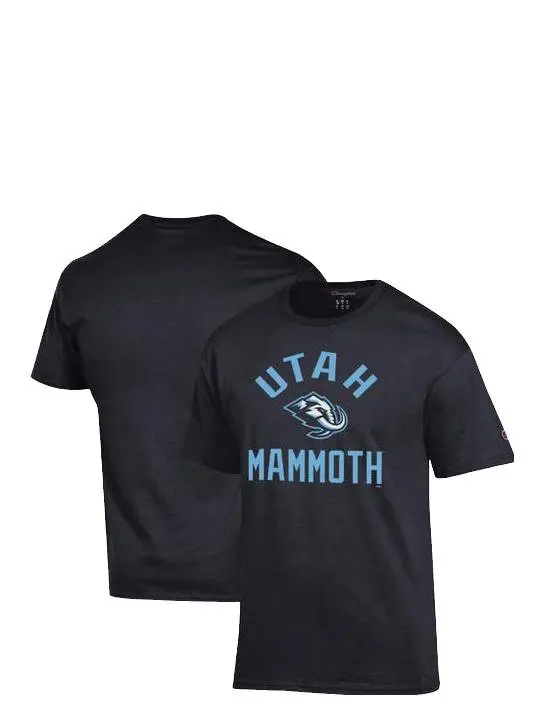 Champion Utah Mammoth Primary Logo Jersey T-shirt - Black