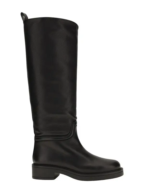 STUART WEITZMAN Round-toe Tall Boots - Black