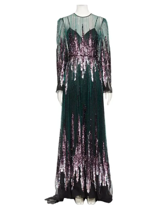 Valentino Garavani Long-sleeved Dress - Black