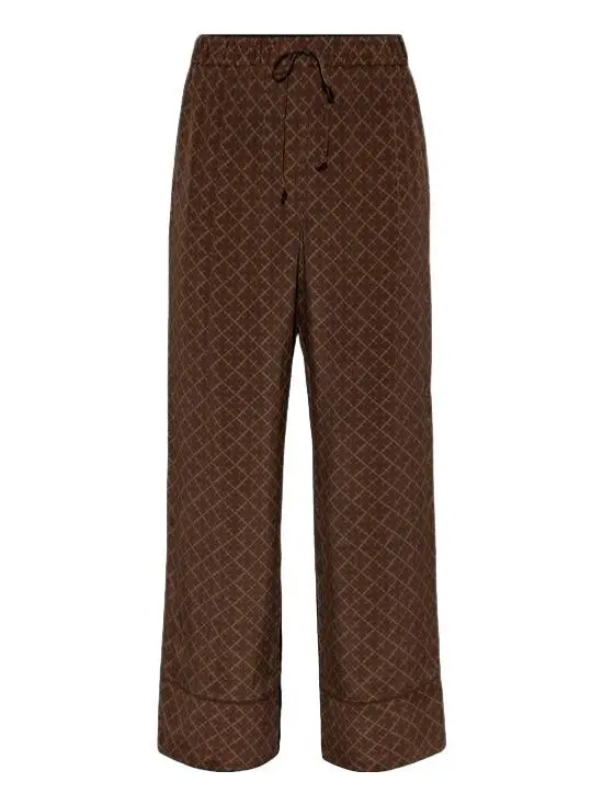 BY MALENE BIRGER Martha Printed Wide-leg Pants - No