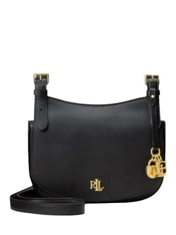 Ralph Lauren Marcy Charm-detail Crossbody Bag - Black